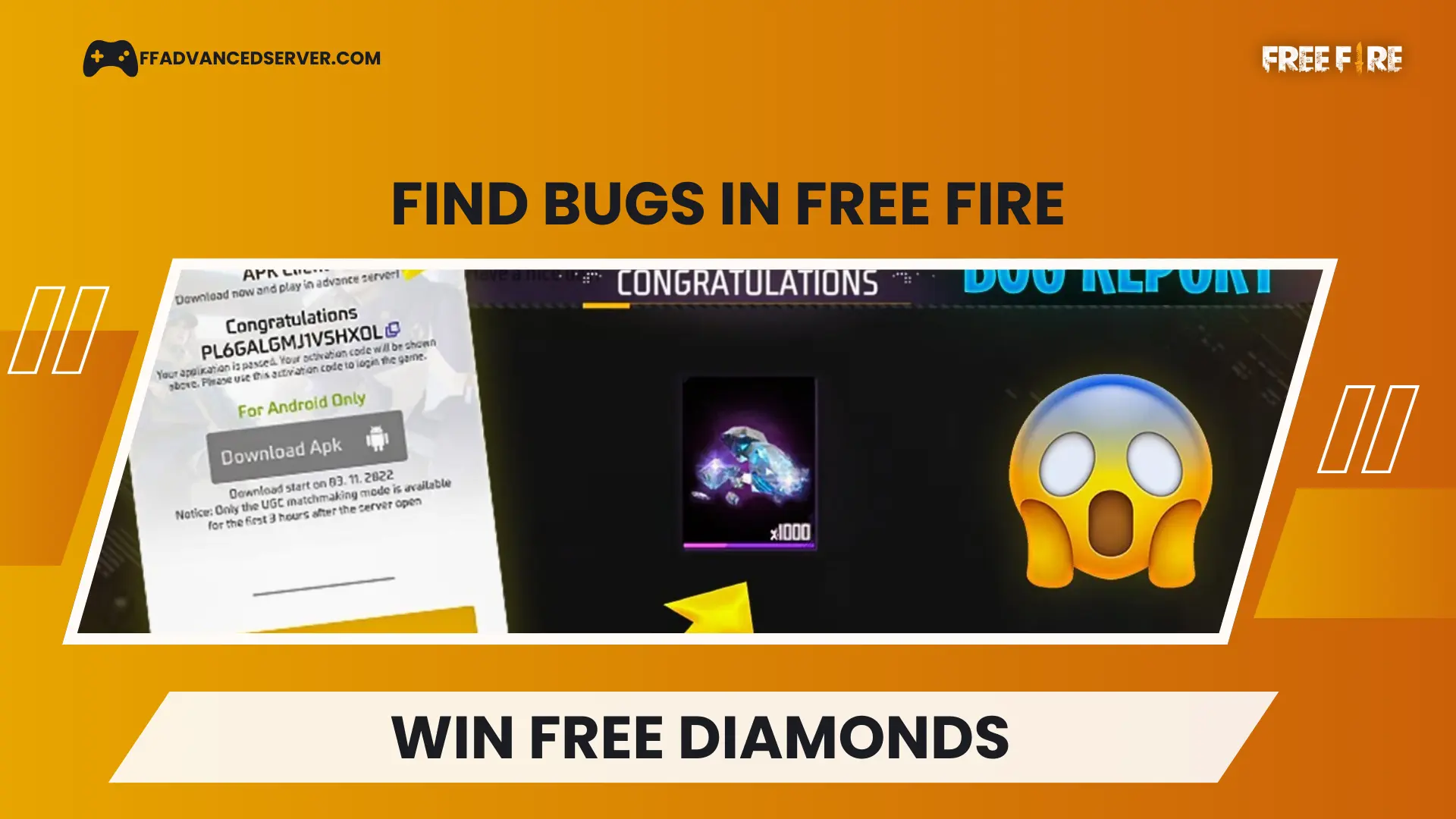 How to Find and Report Bugs in Free Fire Advance Server?