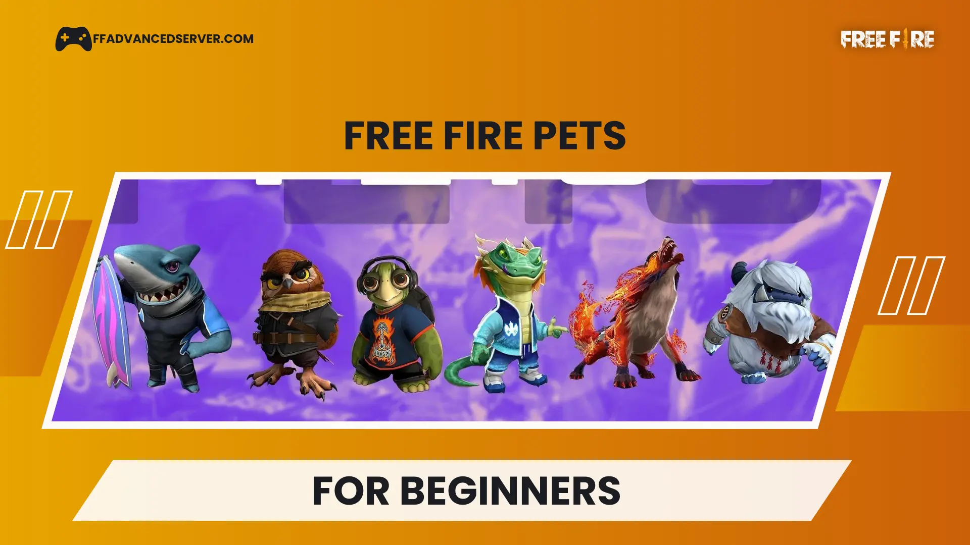 5 Best Pets for Beginners in Free Fire - FF Advanced Server
