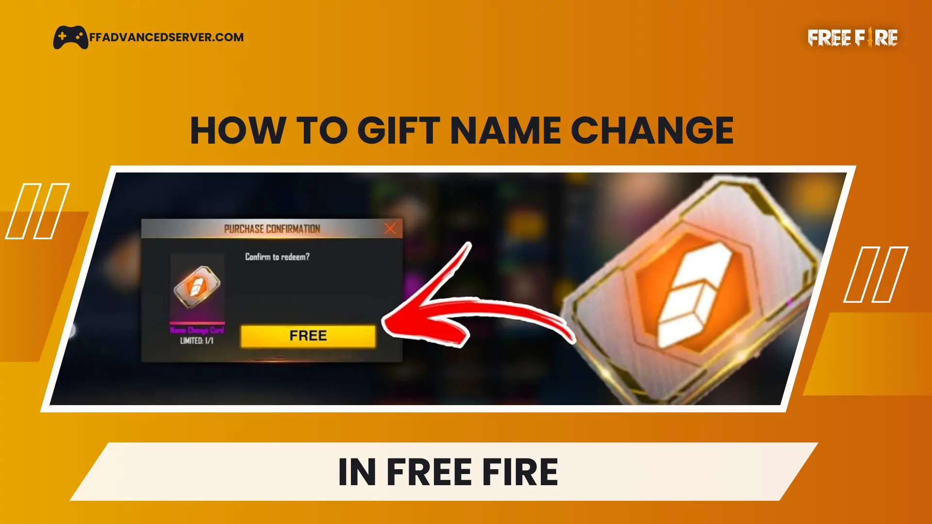 How to Gift Name Change in Free Fire? - A Complete Guide - FF Advanced ...